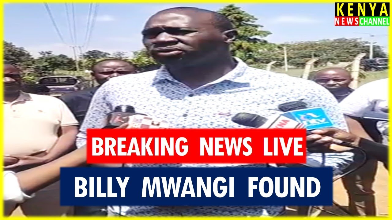 LIVE - Embu Leaders react to Billy Mwangi release from Abduction | MP ...