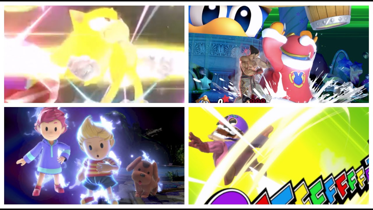 SSBU: Final Smash Animations Zoomed in (Slow-Motion) - YouTube