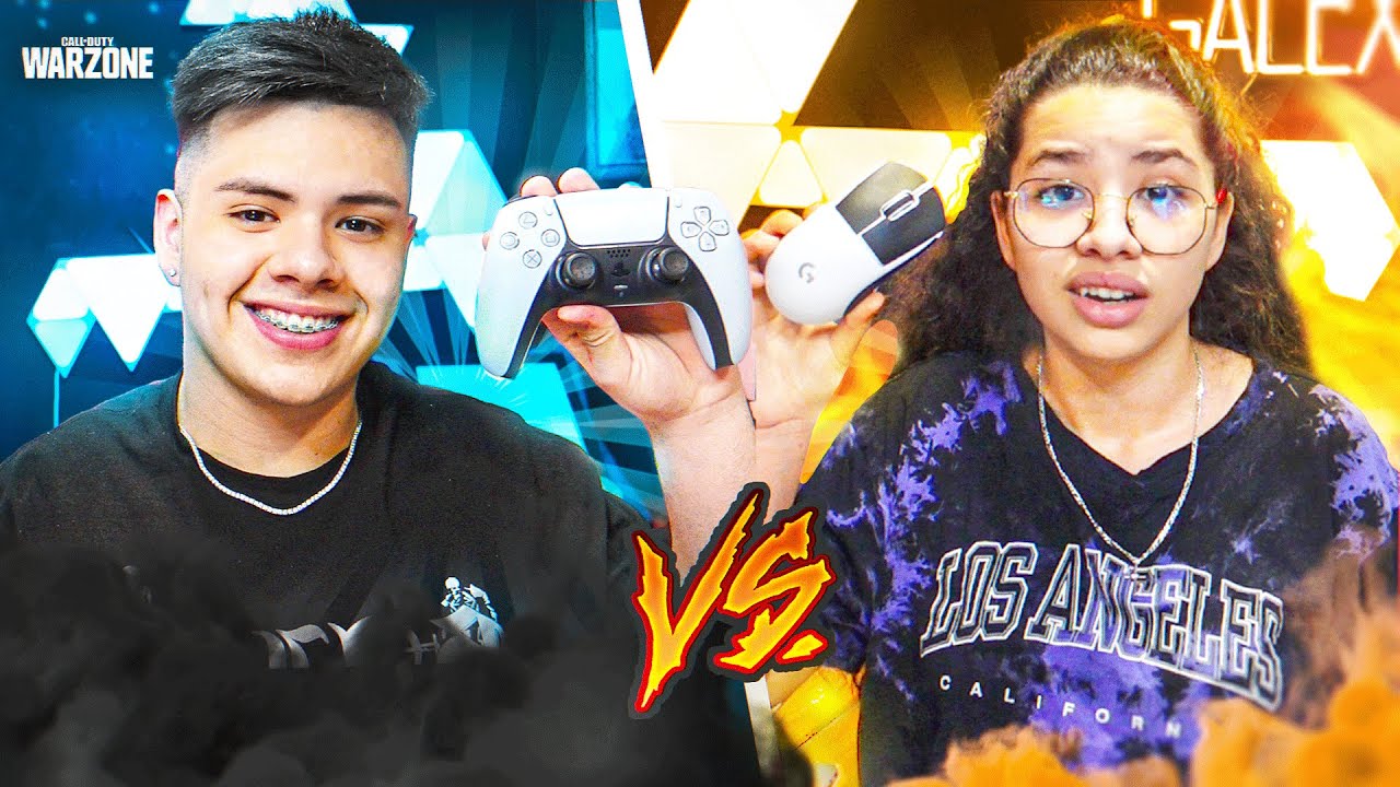 1v1 My Sister For 1 000 But I Play On Controller Youtube