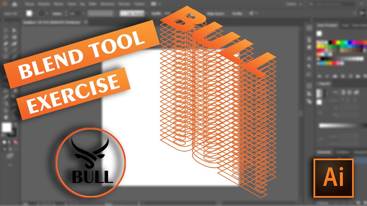 ADOBE ILLUSTRATOR BLEND TOOL RNEKLER Blend Tool Exercise YouTube adobe-illustrator-blend-tool-rnekler-blend-tool-exercise-youtube