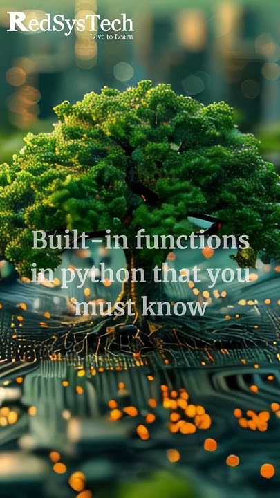 Transform Your Python Projects With Built In Functions Redsystech Coding Programming