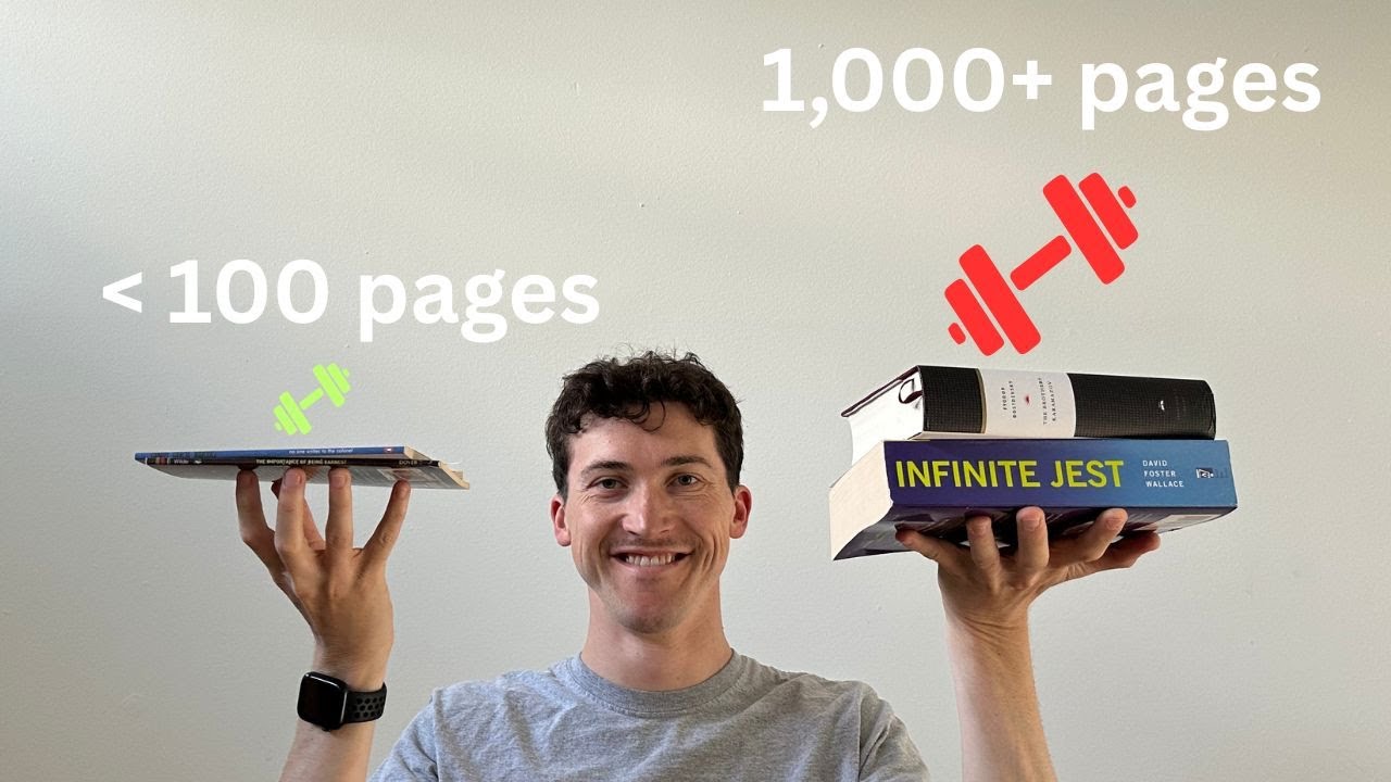 Best Books by Length: 1 Page to 1,000+ Pages - YouTube