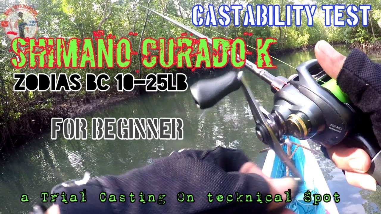Castabilitas Shimano Zodias dan Curado K di Spot teknikal - YouTube