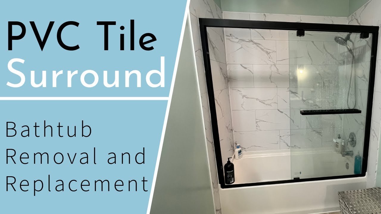 Bathroom Renovation - PALISADE Carrara Marble PVC Tile Surround ...