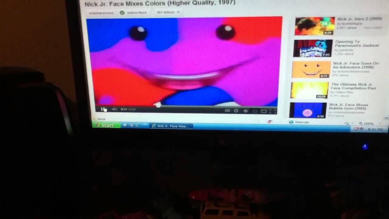 Nick jr face Mixes Colors - YouTube