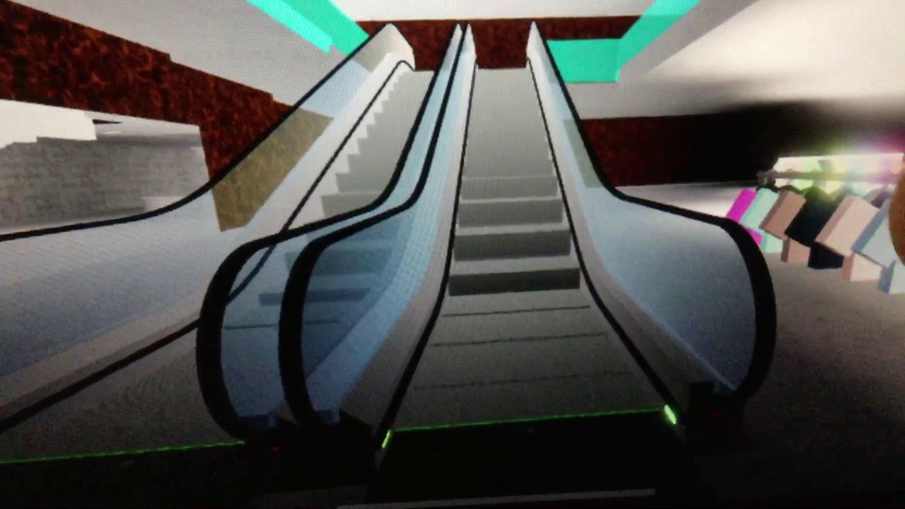 Escalator at North Oak Mall at Roblox - YouTube