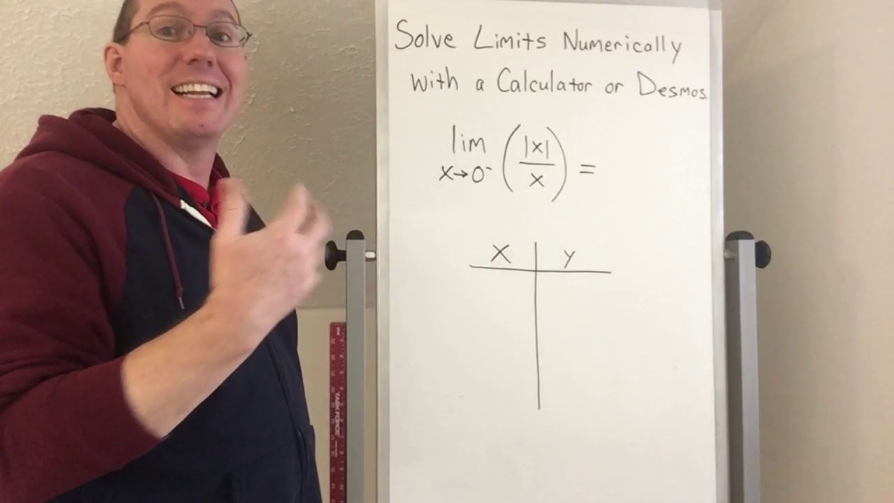 Solve One-Sided Limits Numerically - Mr. Ryan - YouTube