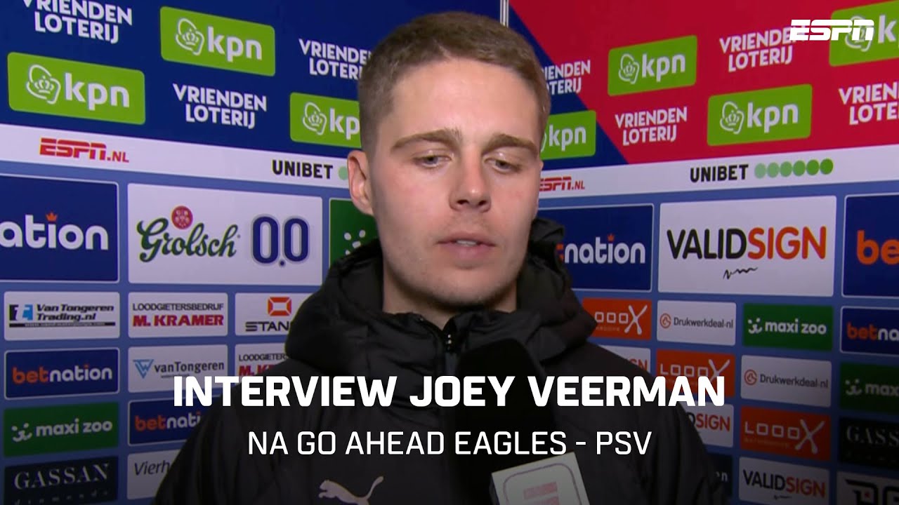 Joey Veerman begrijpt Koeman en is zelfkritisch: "We hebben het zelf ...