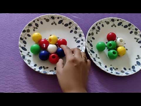 more and less objects comparison learning - YouTube