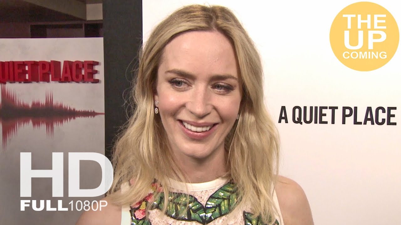 Emily Blunt interview – A Quiet Place premiere in London - YouTube