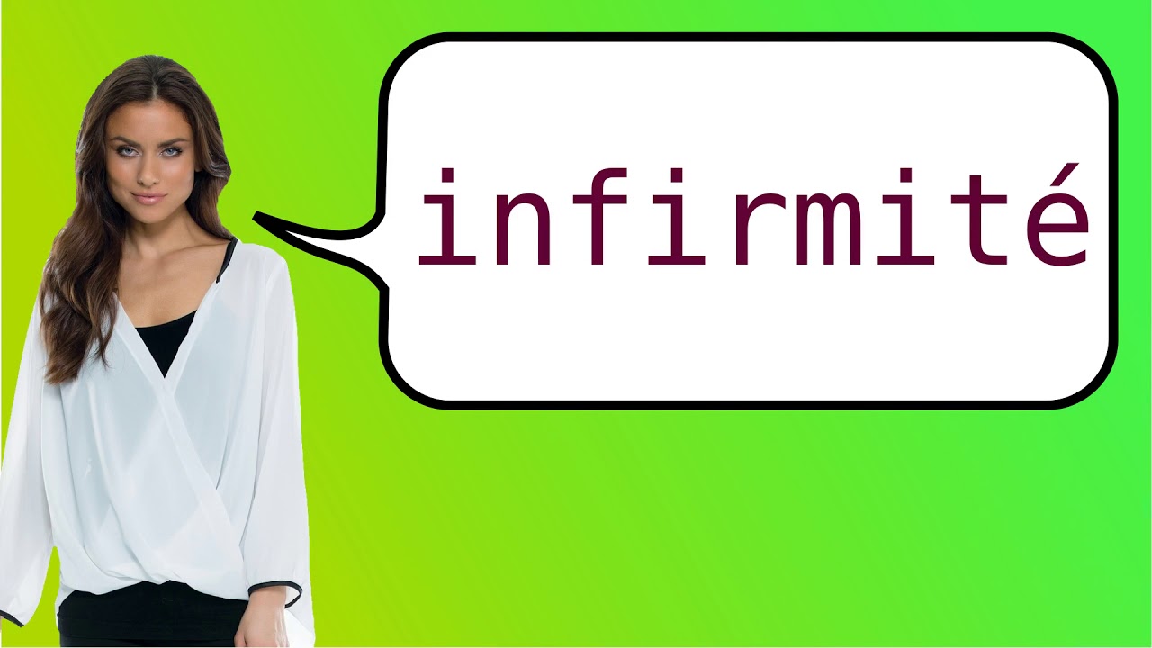 How to say 'disability' in French? - YouTube