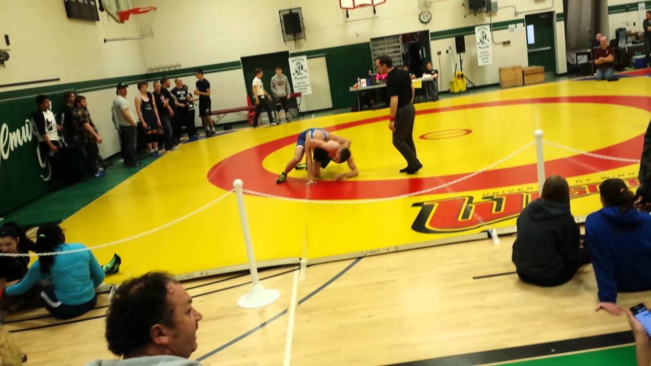 Wrestling headlock pin - YouTube