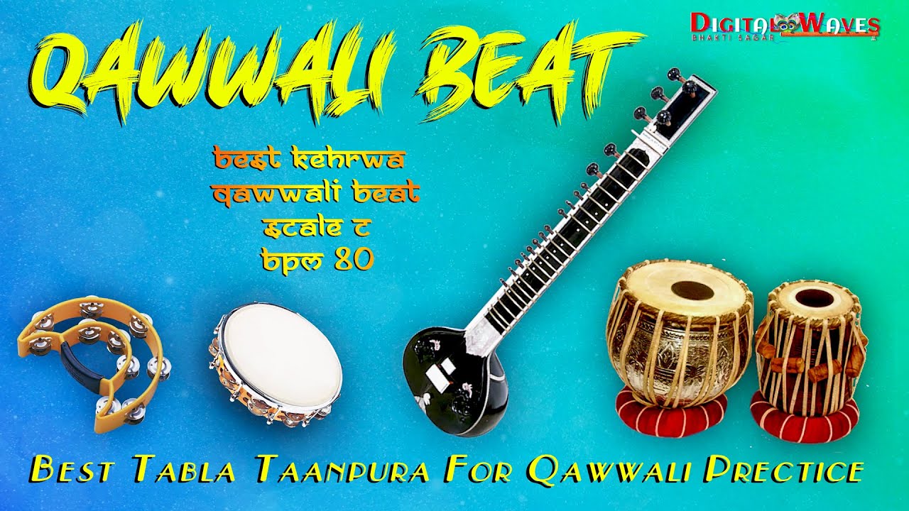 Best Qawwali Beat || Taal Keharwa Scale C || Tabla 80 BPM || Digital ...