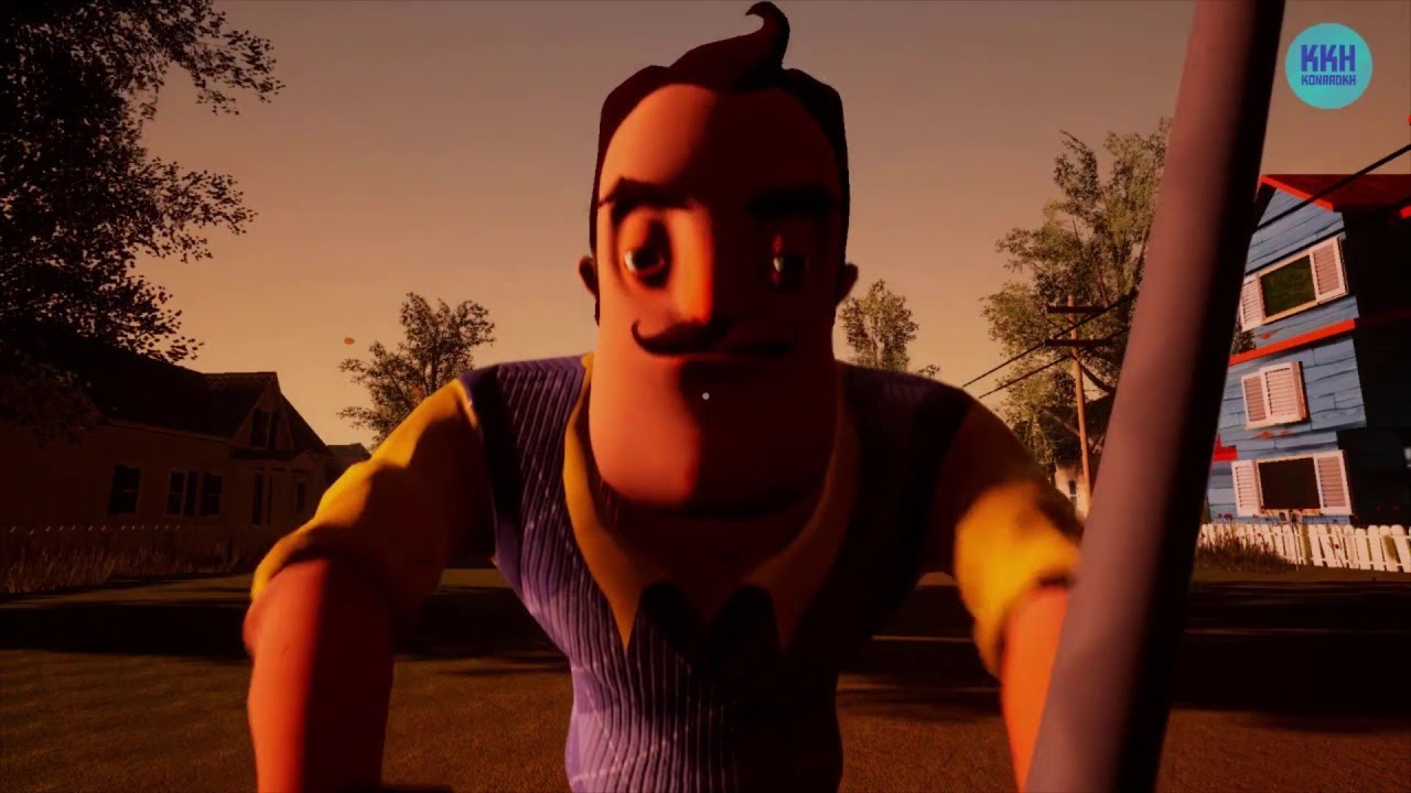 hello neighbor prototype gameplay - YouTube