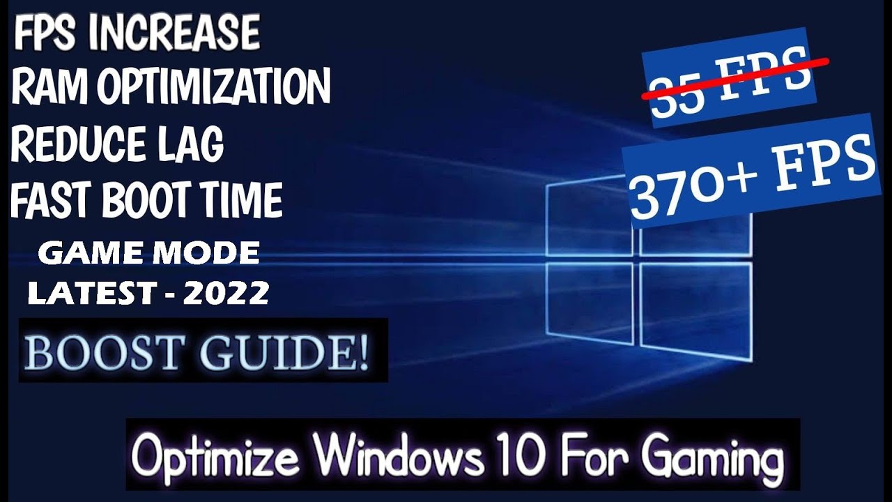 How to OPTIMIZE windows 10 for gaming (Very Easy Steps) - YouTube