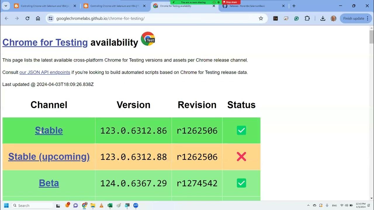 Controlling chrome with VBA - YouTube