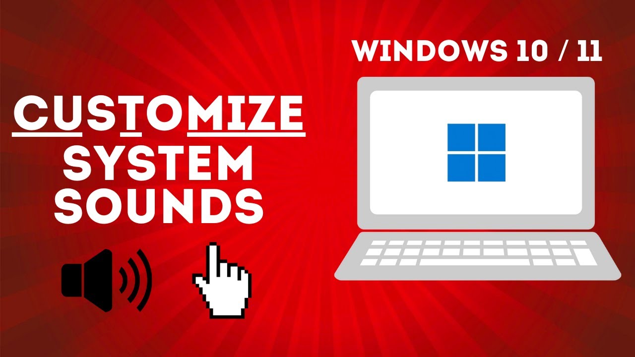 How to customise system sounds in windows 10 - YouTube