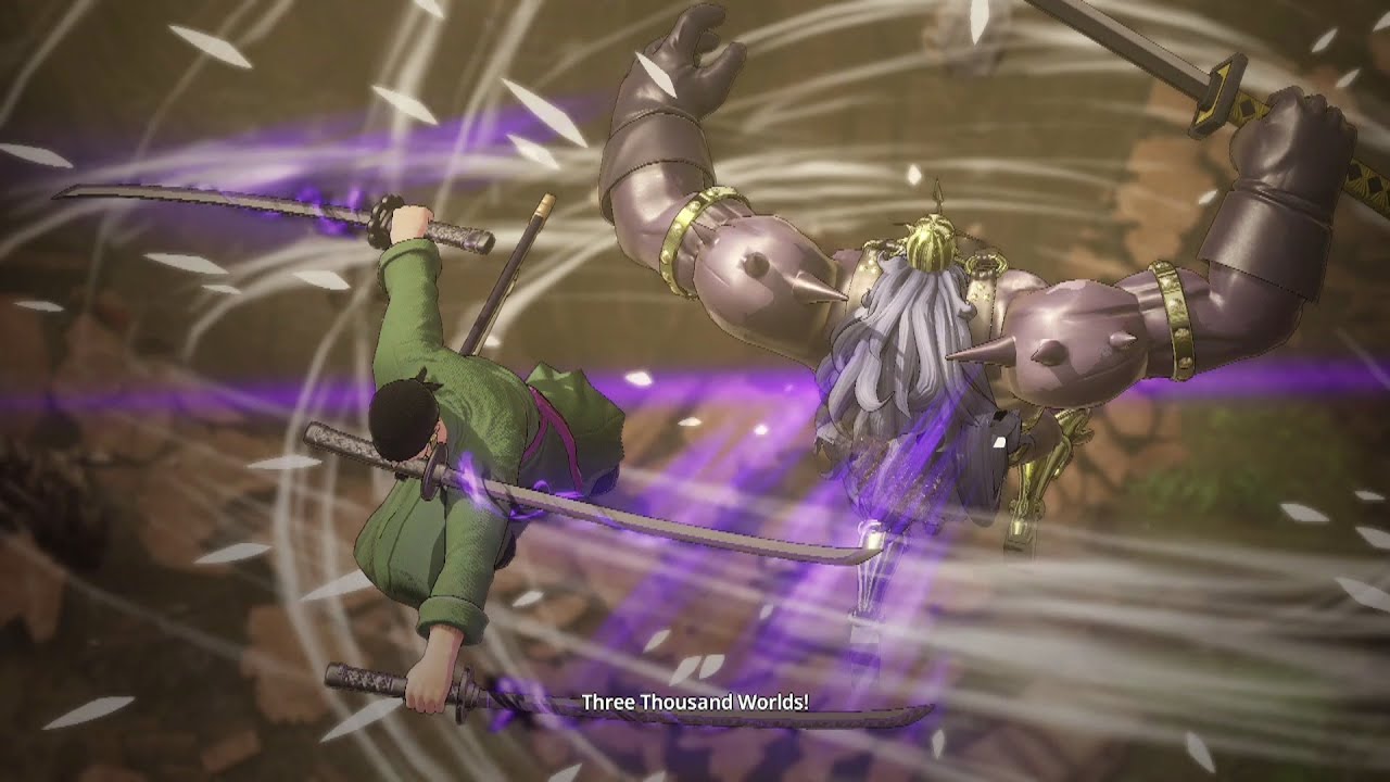 One Piece Pirate Warriors 4 Zoro Armament Haki VS Pica(Dressrosa Arc ...