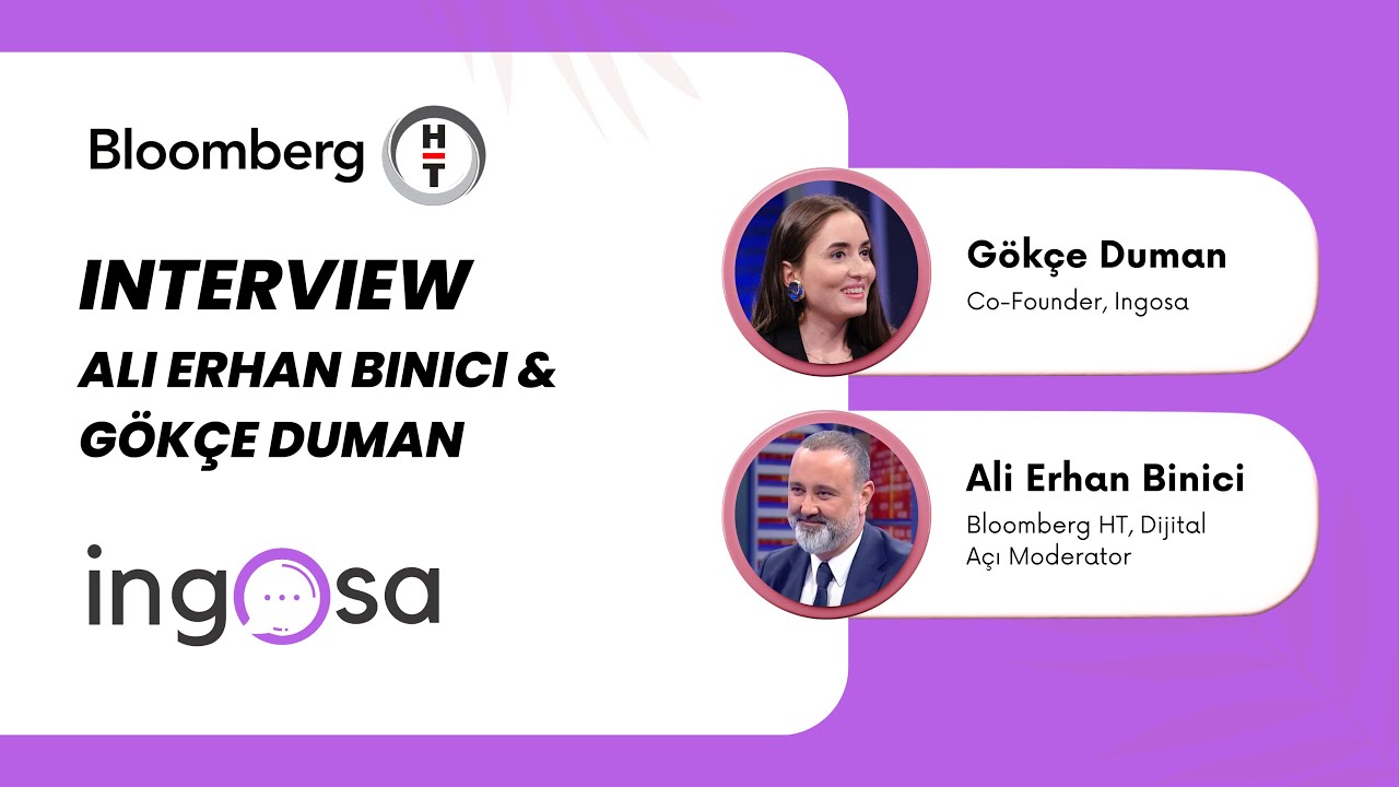 Bloomberg HT / Ingosa Interview / Ali Erhan Binici & Gökçe Duman - YouTube
