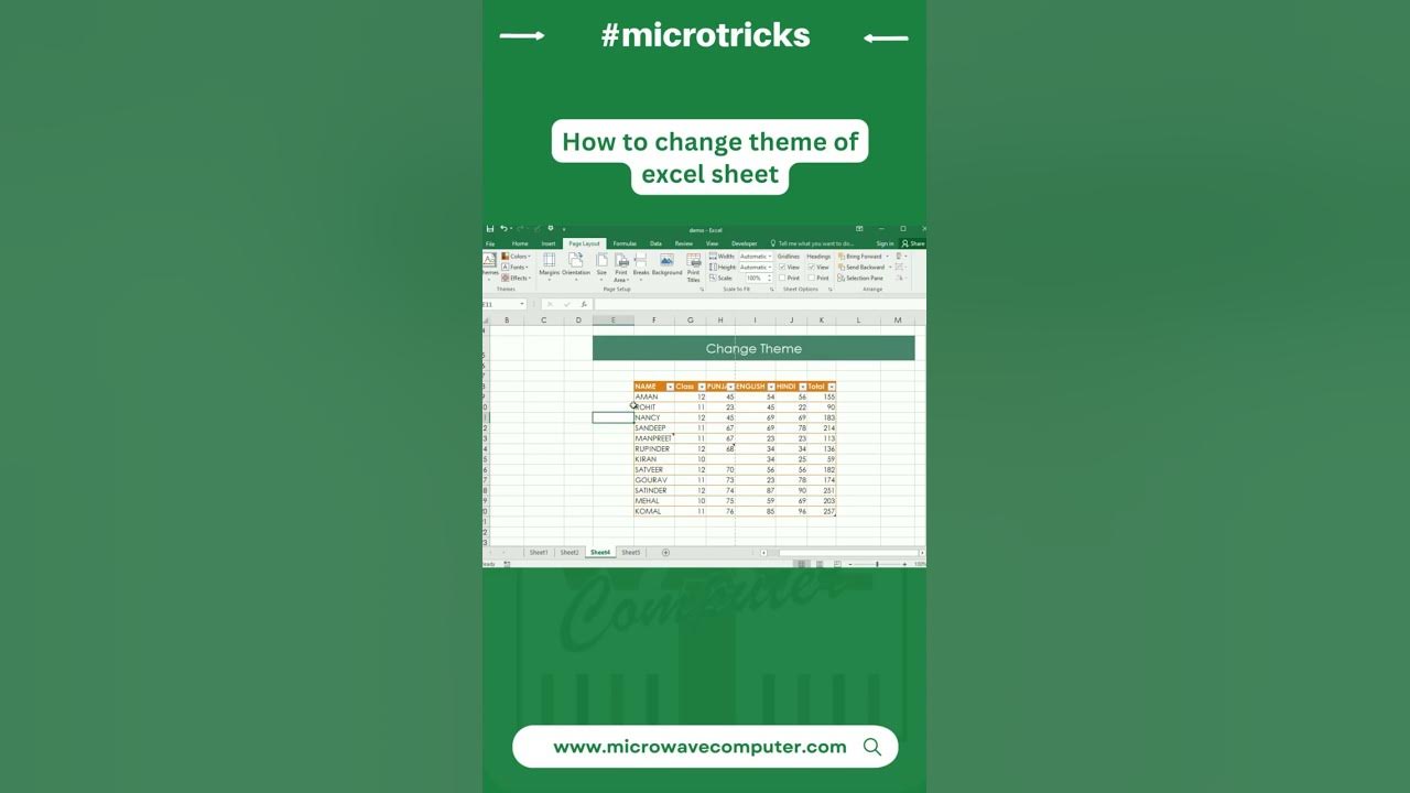 How To Change Theme Of Excel Sheet YouTube how-to-change-theme-of-excel-sheet-youtube