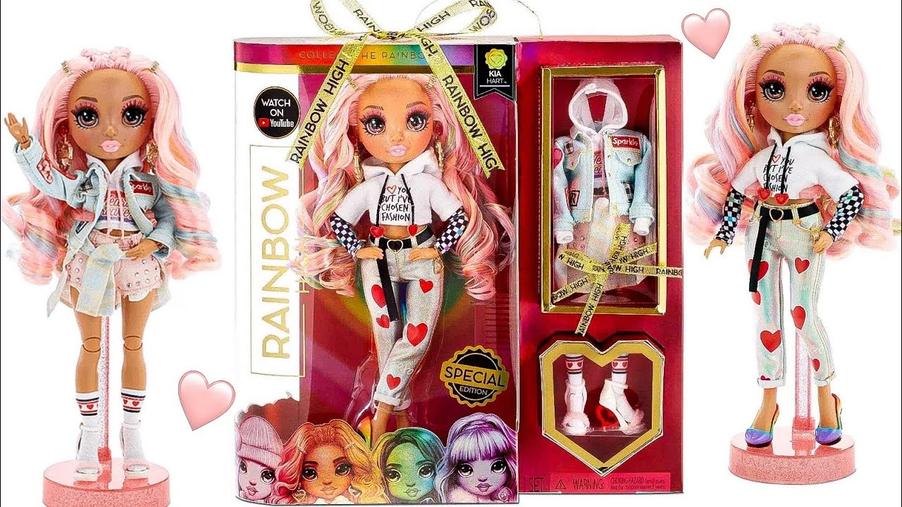 Rainbow High Doll Kia Heart 💕Special Edition 🌈 Unboxing #rainbowhigh ...