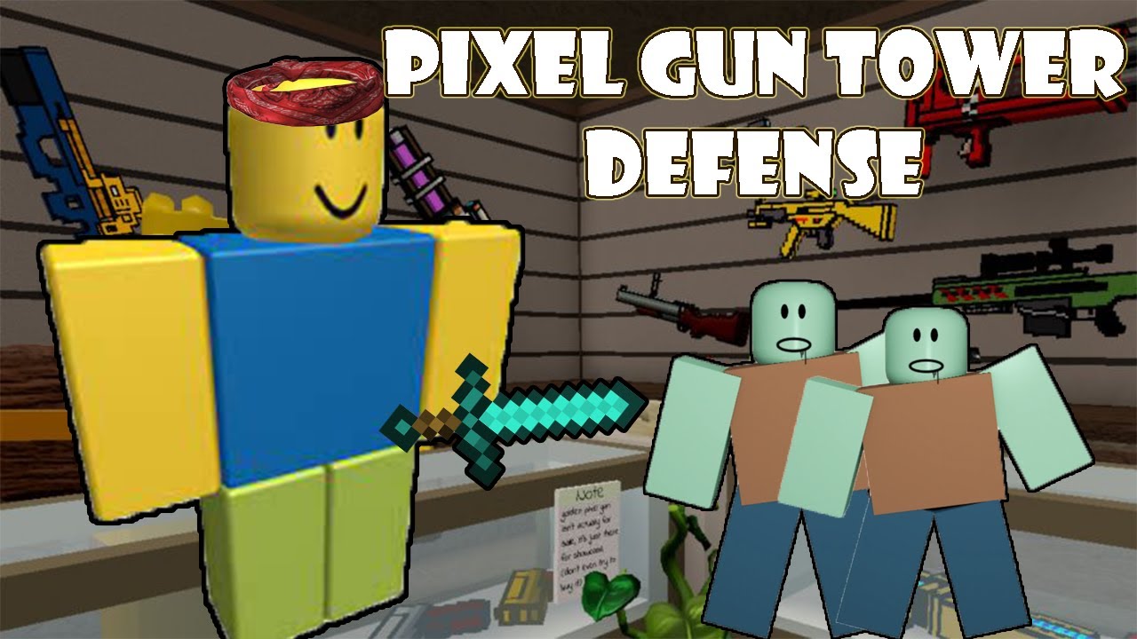 PIXEL GUN TOWER DEFENSE EL MEJOR DE SU TIPO ||ROBLOX||MISSU - YouTube