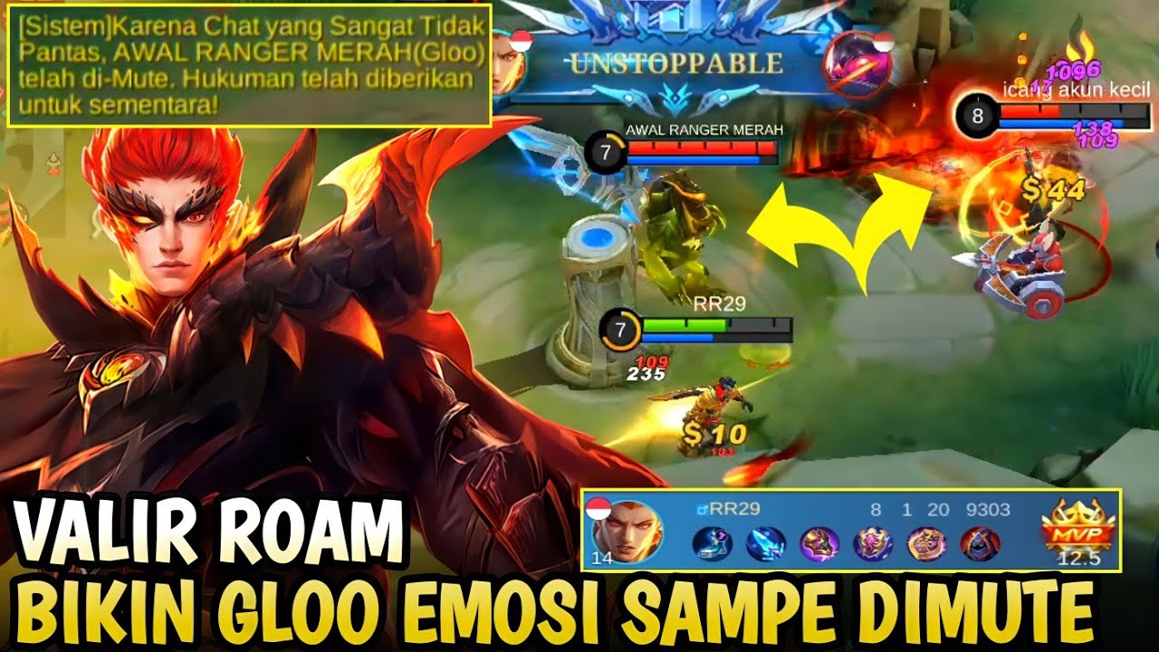 NGESELIN VALIR ROAM BIKIN MUSUH DI MUTE WKWKWK || VALIR BUILD ROAM 2023 ...