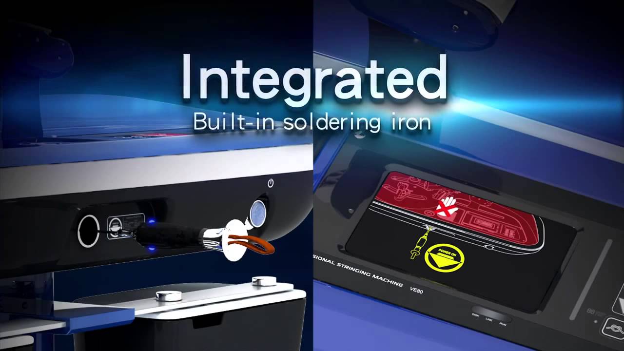 VICTOR VE 80 Stringing Machine An industrial revolution in stringing ...