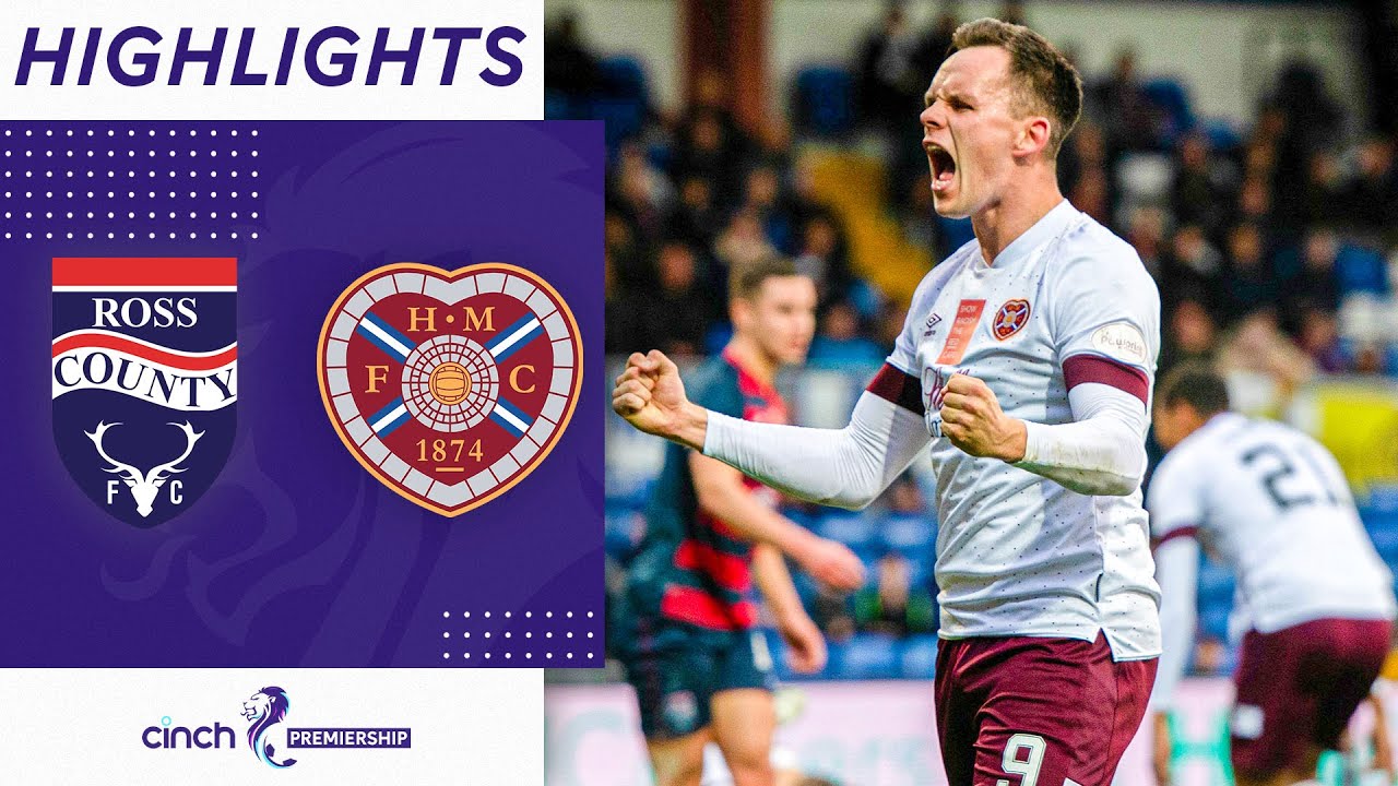 Ross County 1-2 Hearts | Shankland & Halliday Goals Secure First Win in ...