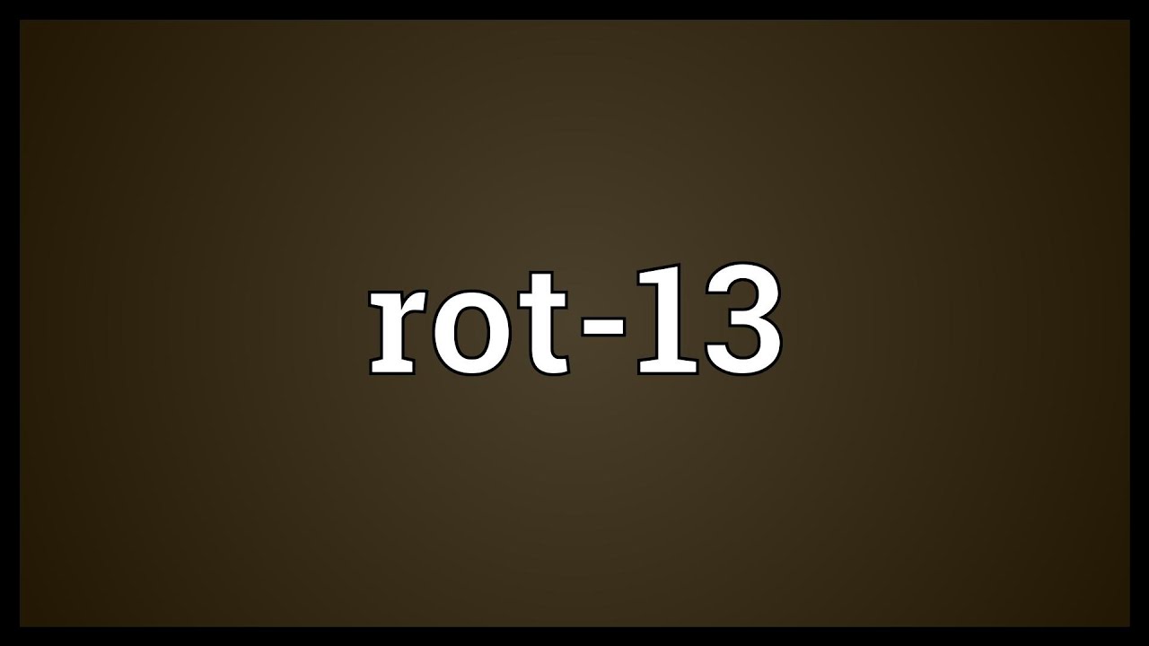 Rot 13 Meaning YouTube rot-13-meaning-youtube