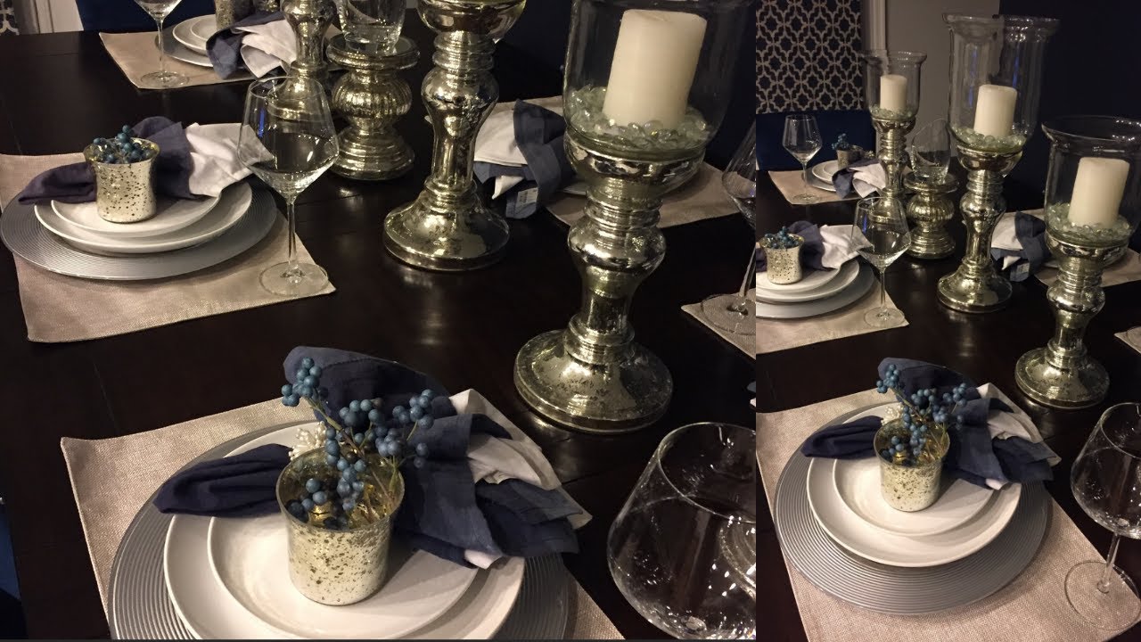 How To Create An Inexpensive and Elegant Everyday Tablescape - YouTube