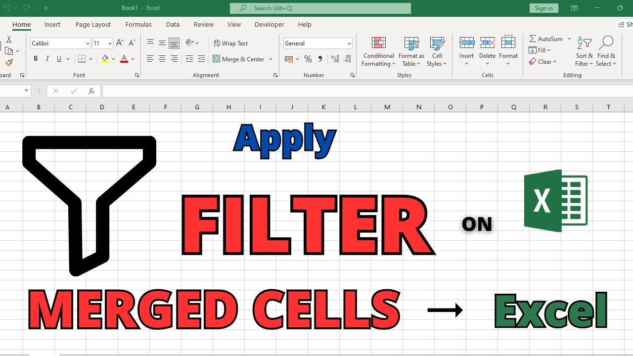Apply Filter On Merged Cells In Excel Excel Merge Cells Filter Apply Filter On Merged Cells In Excel Excel Merge Cells Filter