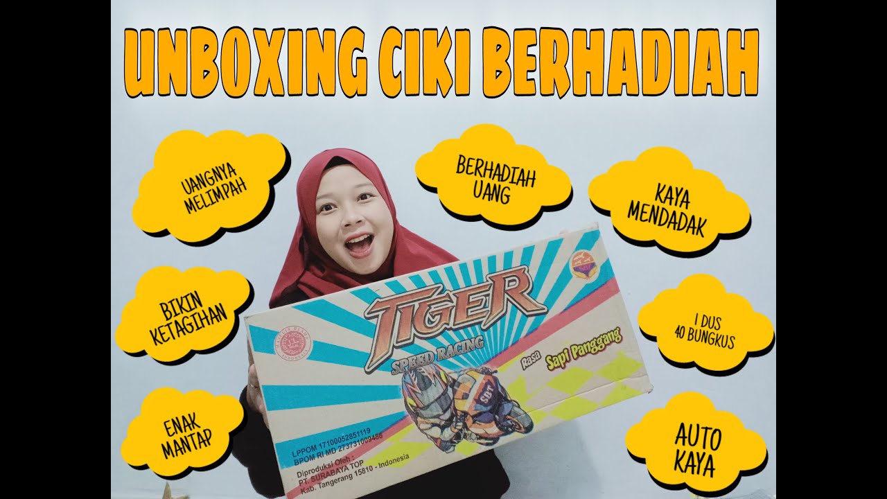 UNBOXING 1 DUS CIKI BERHADIAH UANG || CIKI TIGER PART 1 - YouTube