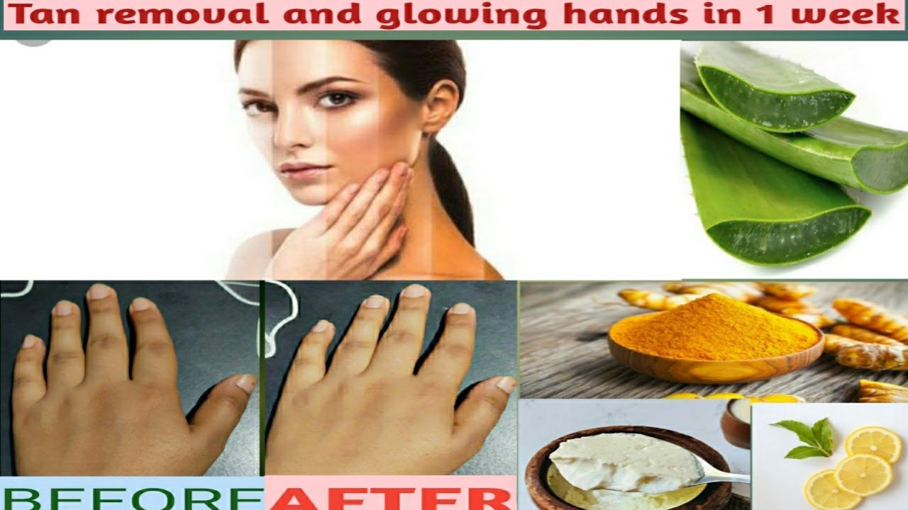 Tan removal home remedies| from hands | face pack | at home | sun tan ...