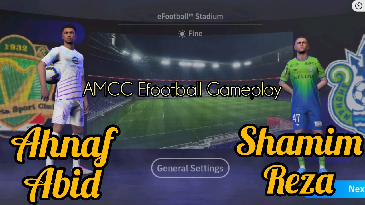 AMCC Efootball Gameplay | Ahnaf Abid VS Shamim Reza - YouTube