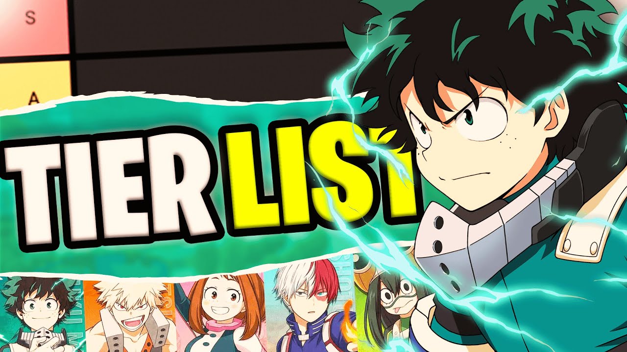 Class 1-A Roster Tier List - My Hero Ultra Rumble - YouTube