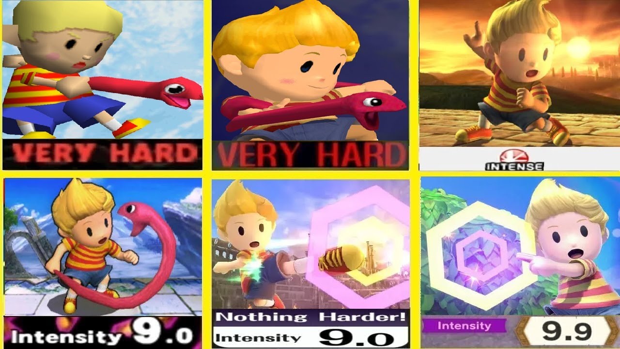All Lucas Classic Mode - 64 to Ultimate (Hardest Difficulty) - YouTube