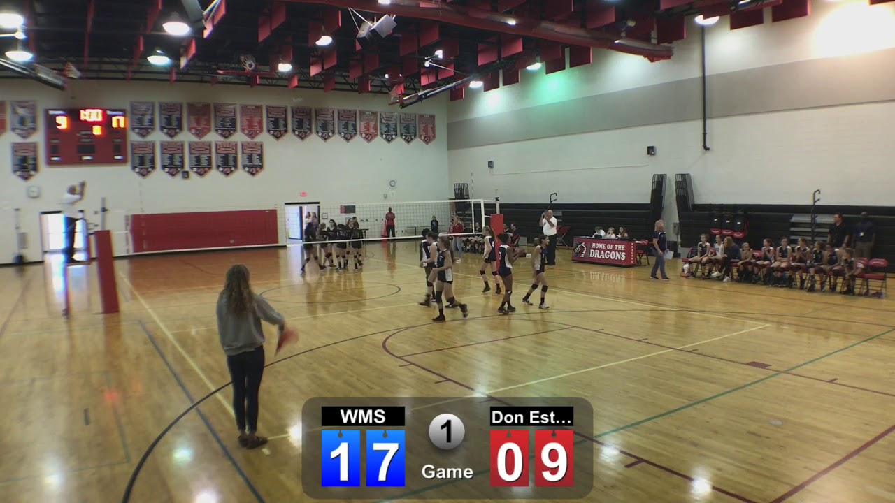 Woodlands vs Don Estridge Girls Volleyball Playoffs Game 1 - YouTube