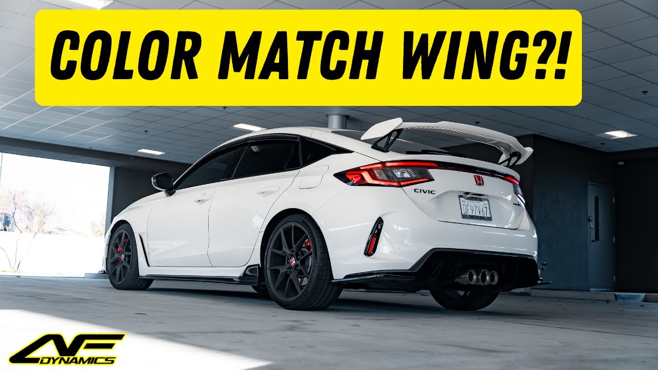 COLOR MATCH SPOILER HAS ARRIVED! FL5 TYPE R |VLOG 19 - YouTube