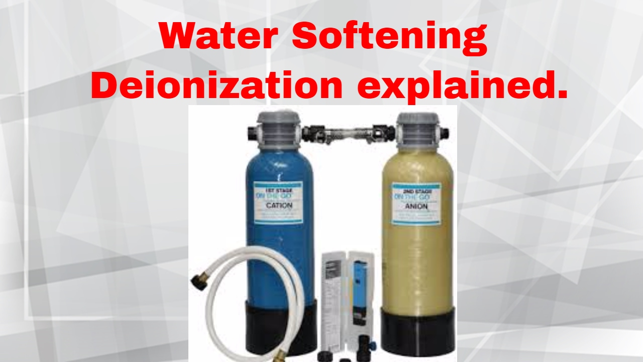 Water Softening : deionisation Process - YouTube