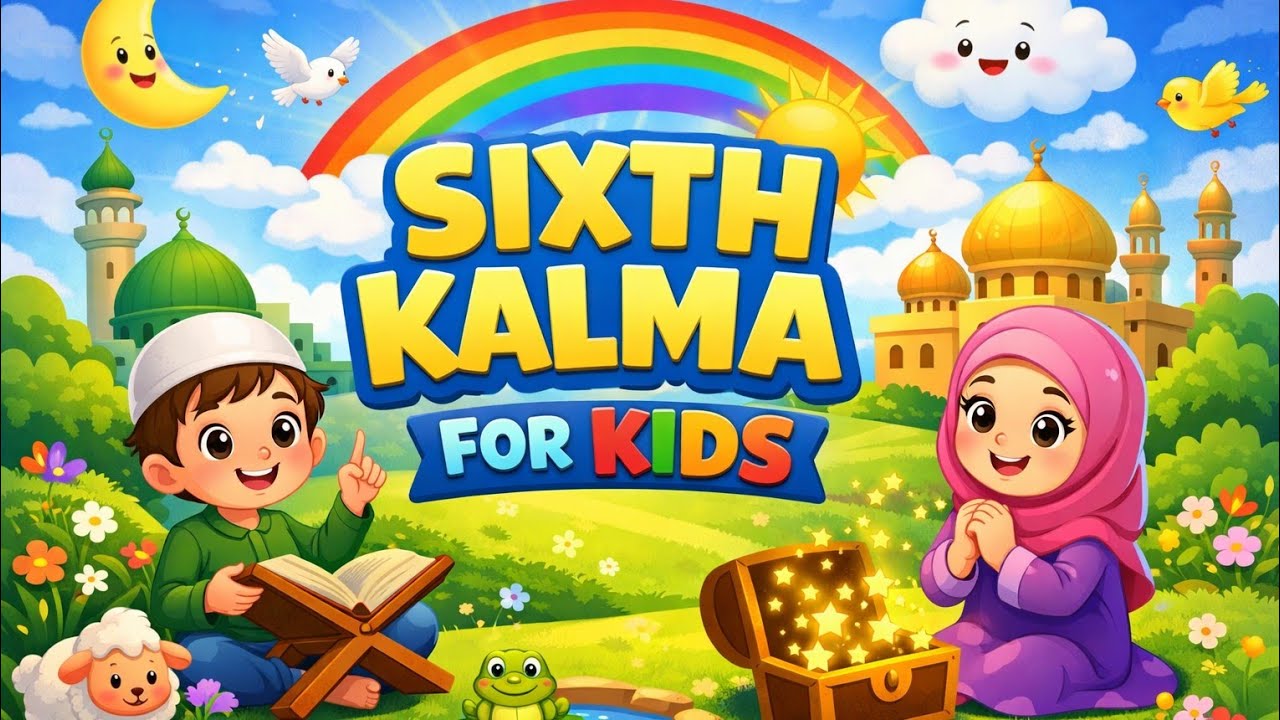 Sixth Kalma for Kids | Learn Kalma with Easy Words | Islamic Learning ...