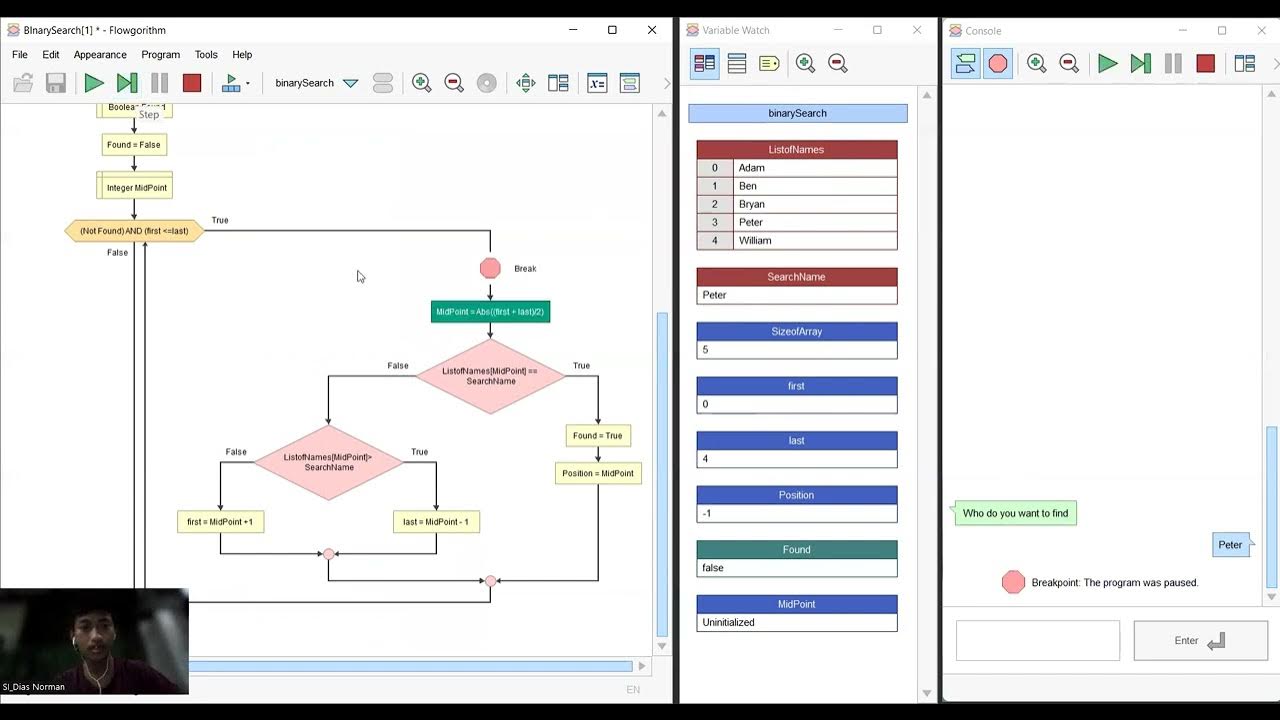PENJELASAN BINARY SEARCH LOGIKA ALGORITMA - YouTube