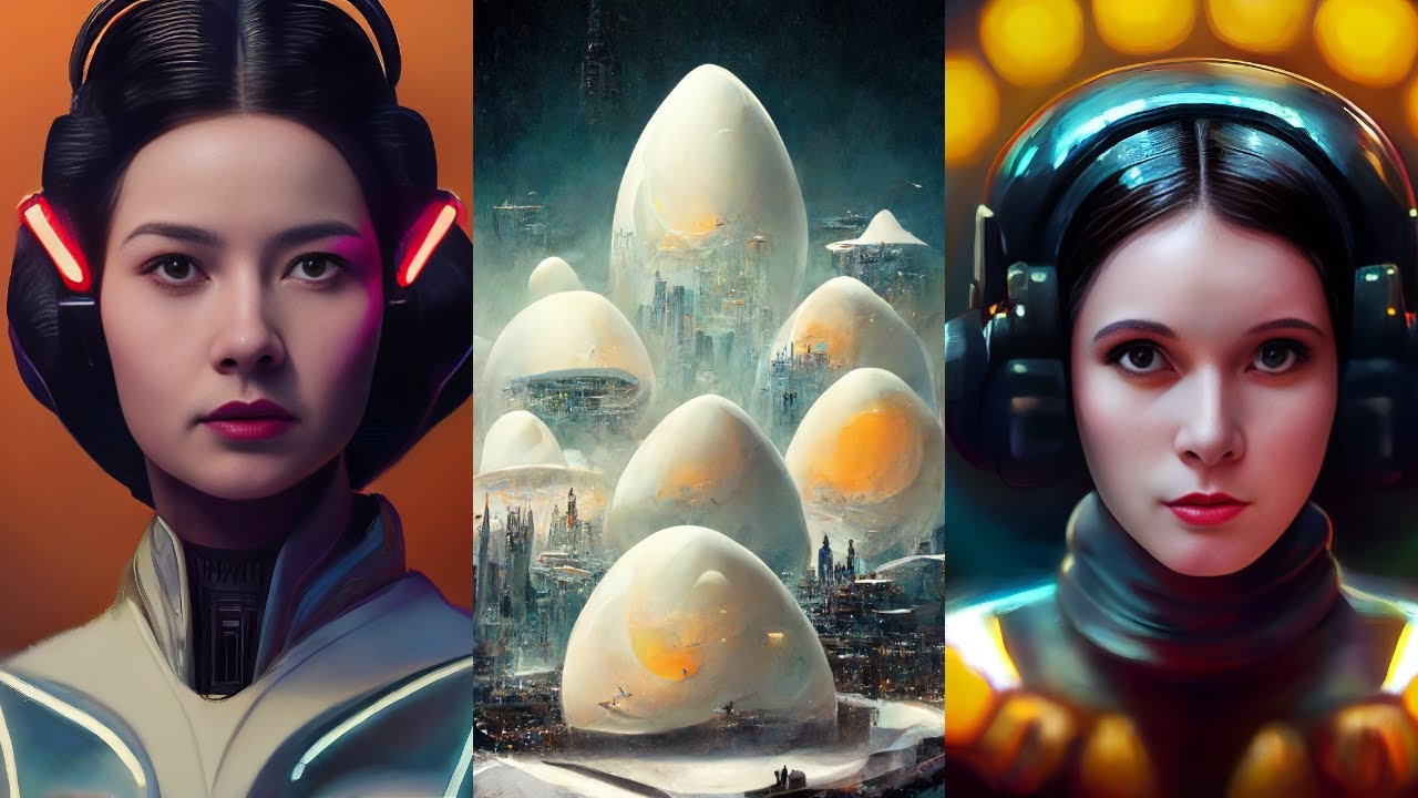 VINTAGE SCIFI PRINCESSES SAVE THE WORLD | Text to Image AI | MidJourney ...