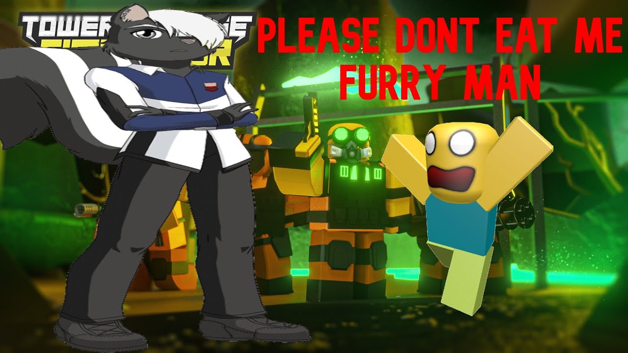 I met Furry in tds... REAL! ( TDS ROBLOX) - YouTube