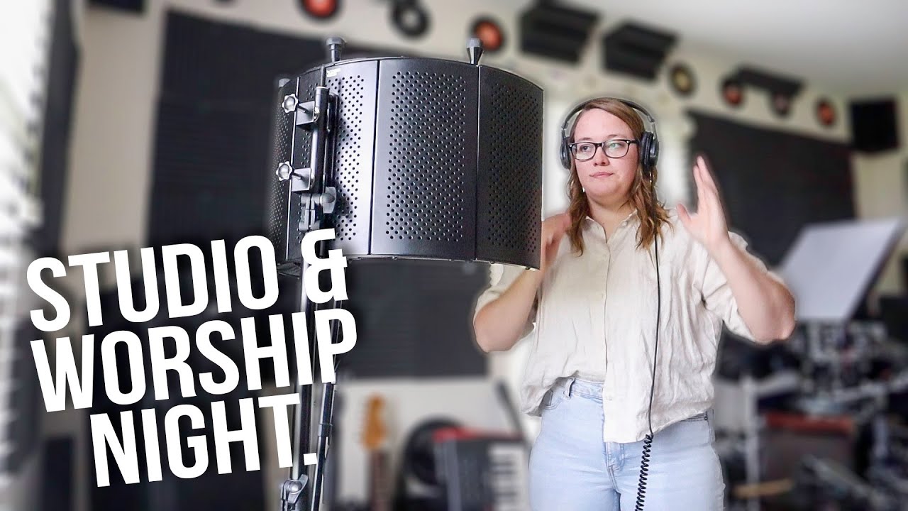 Come to The Recording Studio With Me! + A Night of Worship Vlog - YouTube