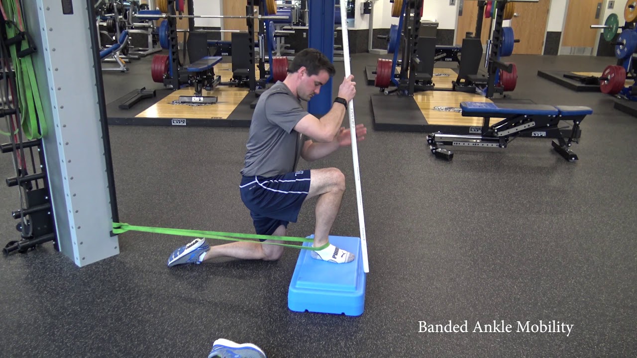 Banded Ankle Mobility - YouTube