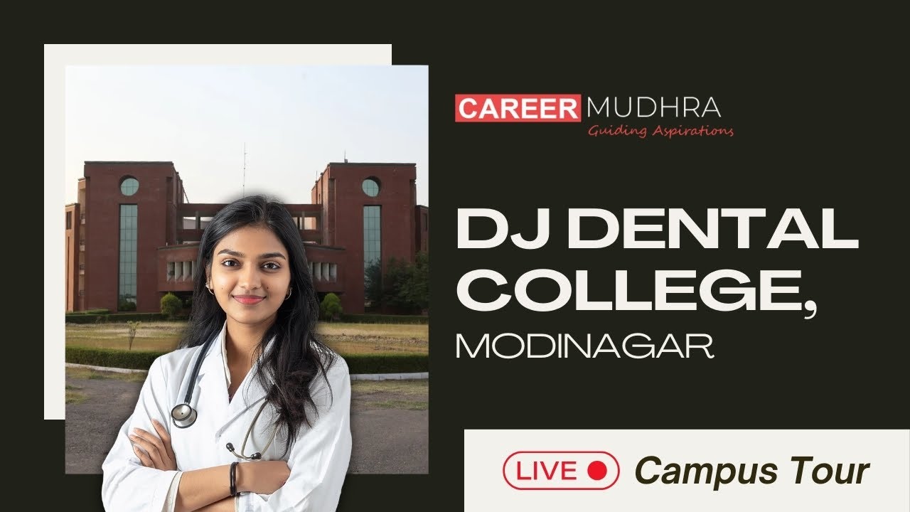 DJ dental college, Modinagar | Live Campus Tour - YouTube
