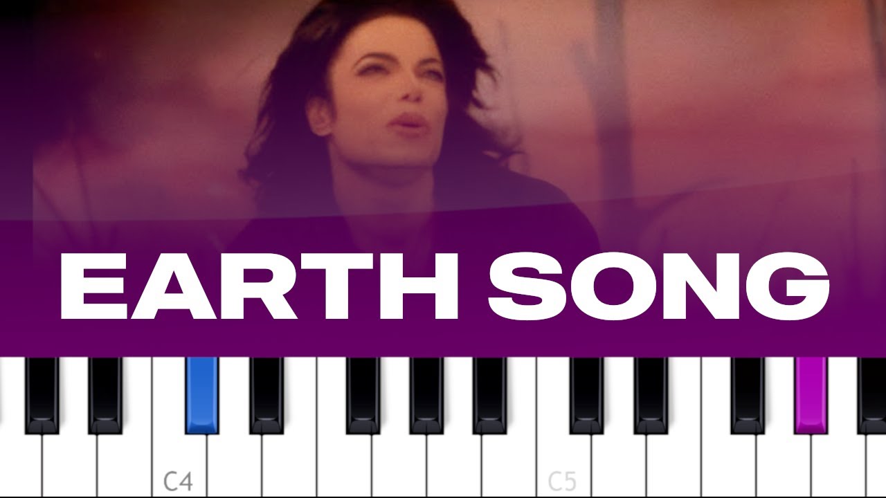 Michael Jackson - Earth Song (piano tutorial) - YouTube