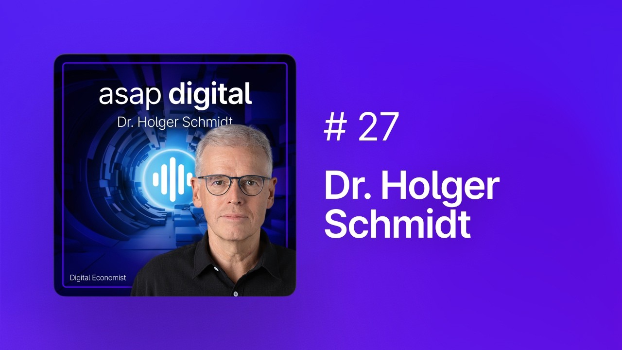 #27 Dr. Holger Schmidt – Digital-Agenda 2025: KI & Kultur im Fokus - YouTube