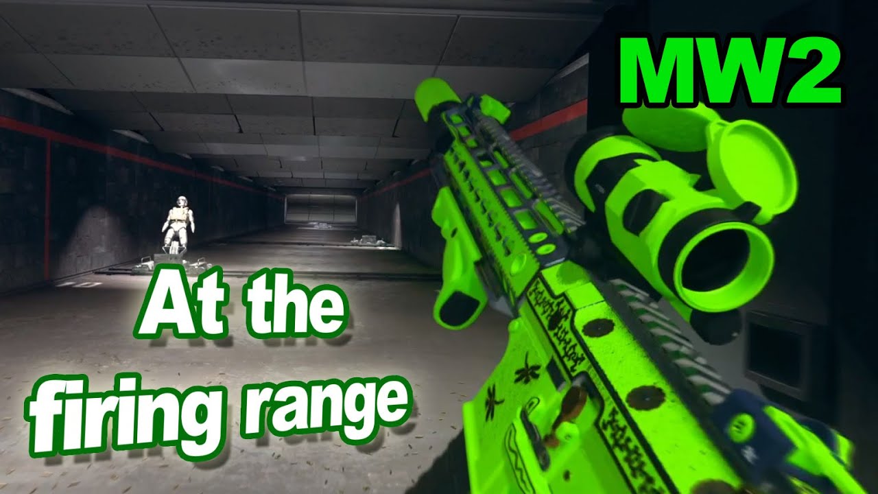 Checking out Some Camos at the MW2 Firing Range (Call of Duty: Modern ...